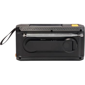 DAB+/FM solar crank radio with SOS function & alerts: 2000 mAh power ...