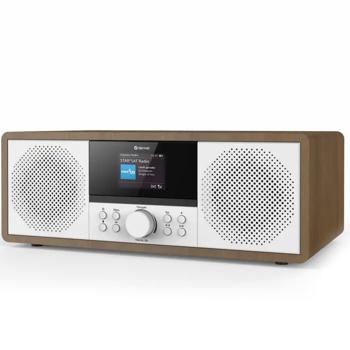 Compact music system in wood look: premium internet radio, DAB+/FM, CD ...