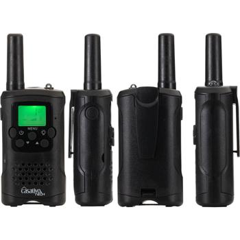 2er-Set PMR-Funkgeräte mit VOX, Walkie Talkie mit Taschenlampe, 10km ...