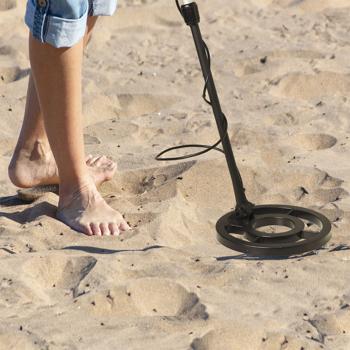 Professional metal detector, digital, waterproof, LCD display ...