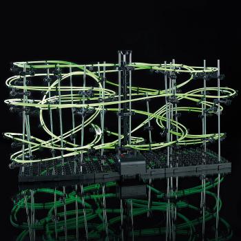 Professional ball roller coaster 193 pieces luminescent
