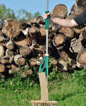 Manual hand log splitter for soft wood up to 30 cm long - Electronics ...